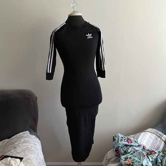 adidas | Dresses | Adidas Dress Xs Body Con | Poshmark